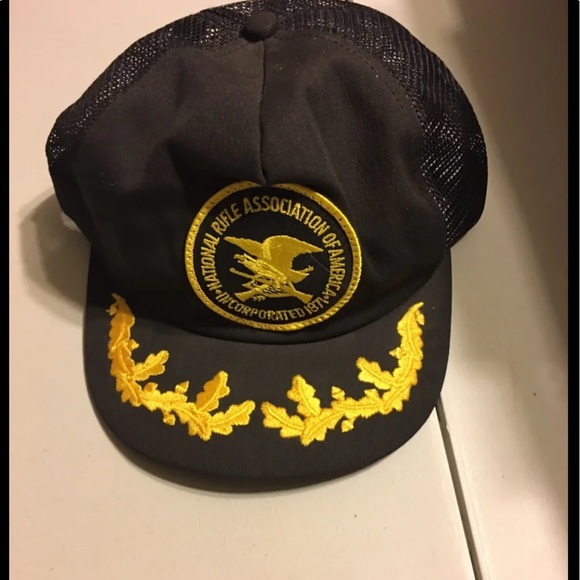 Accessories | Nra National Rifle Association Black Baseball Cap Eagle ...